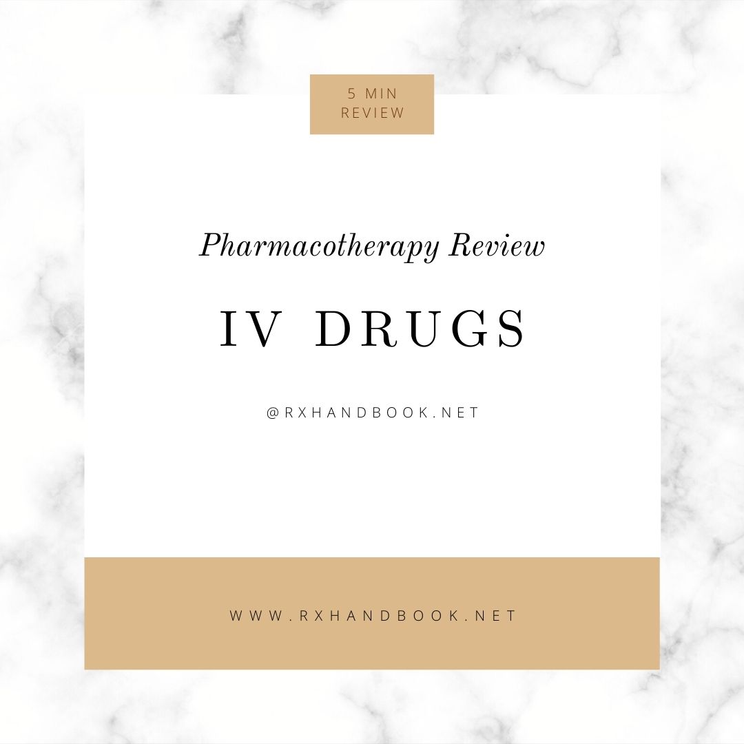 5 Minute Review Cards - RxHandbook